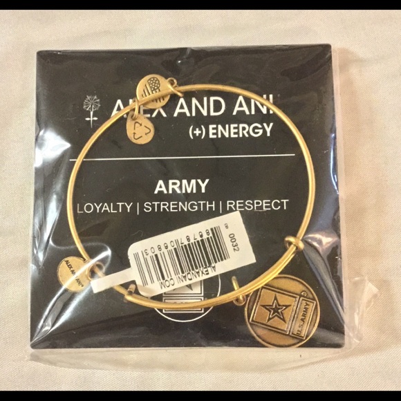 Alex and Ani | Jewelry | Nwt Box Us Military Alex And Ani Army Bracelet ...